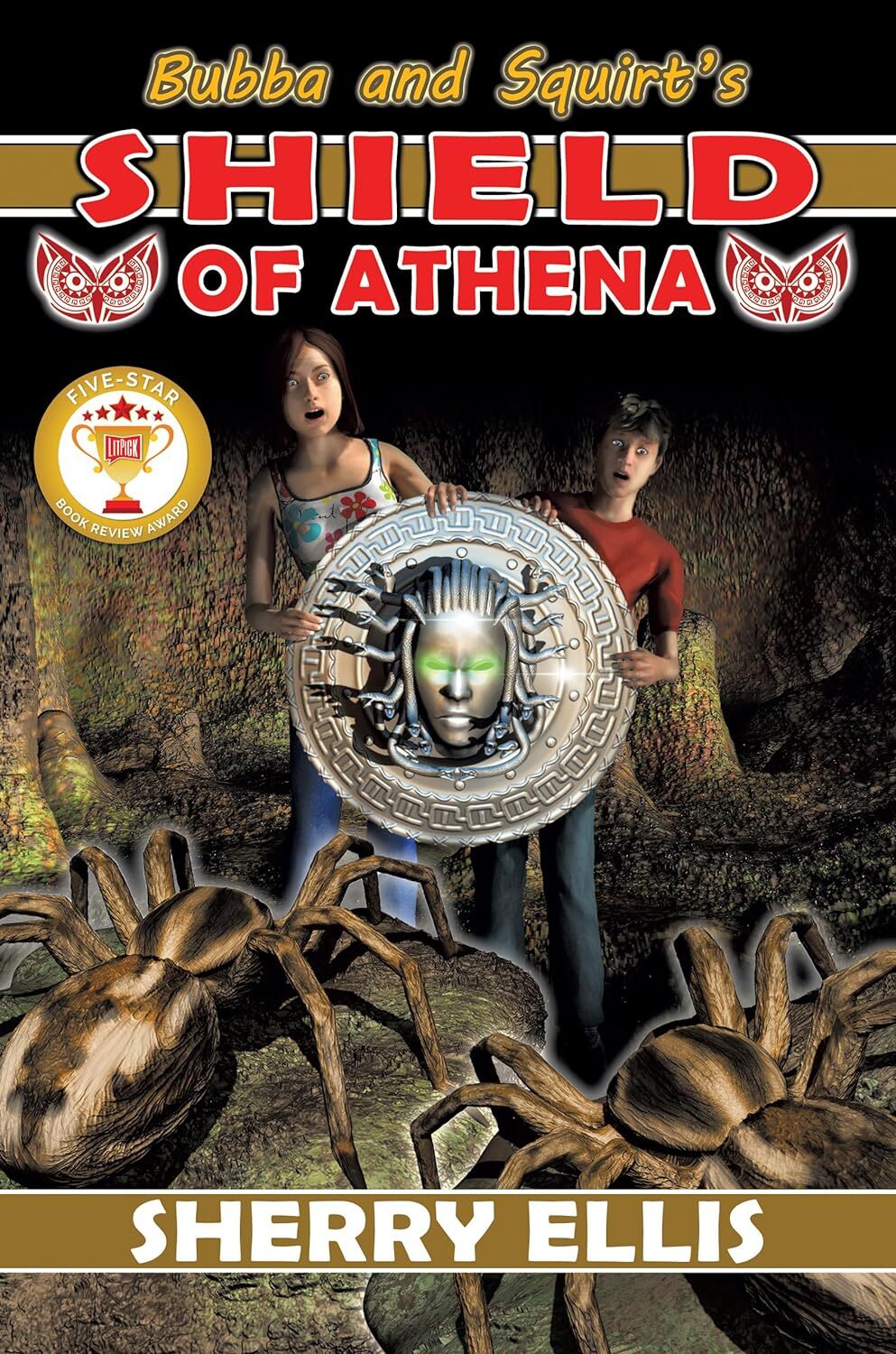 Vote for Bubba and Squirt's Shield of Athena in Book Cover Competition December