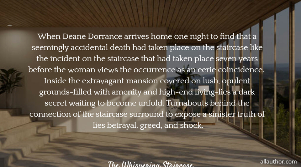 When Deane Dorrance arrives home one night... Crop Book Teaser 18175 - AllAuthor